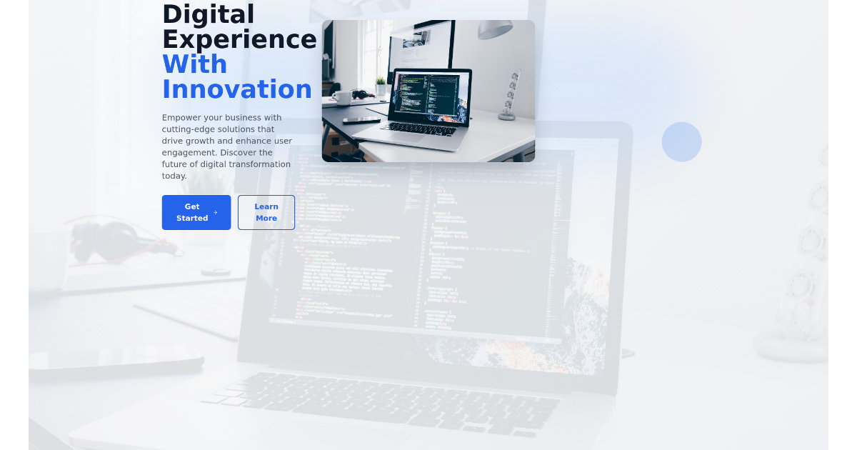 Hero Section - Free React, Tailwind Component