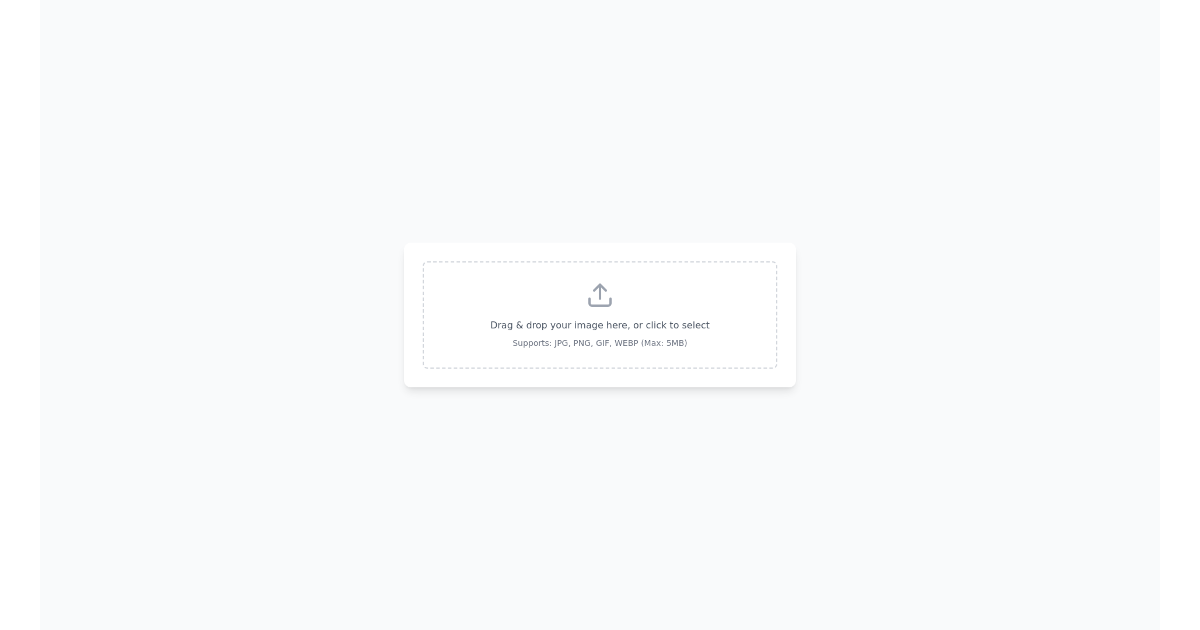 Image Upload - Free React, Tailwind Component