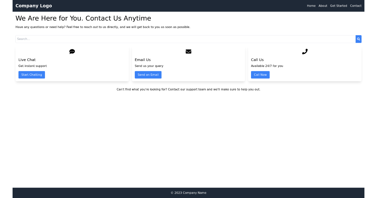React Input Fields & Search Bar Component with Tailwind