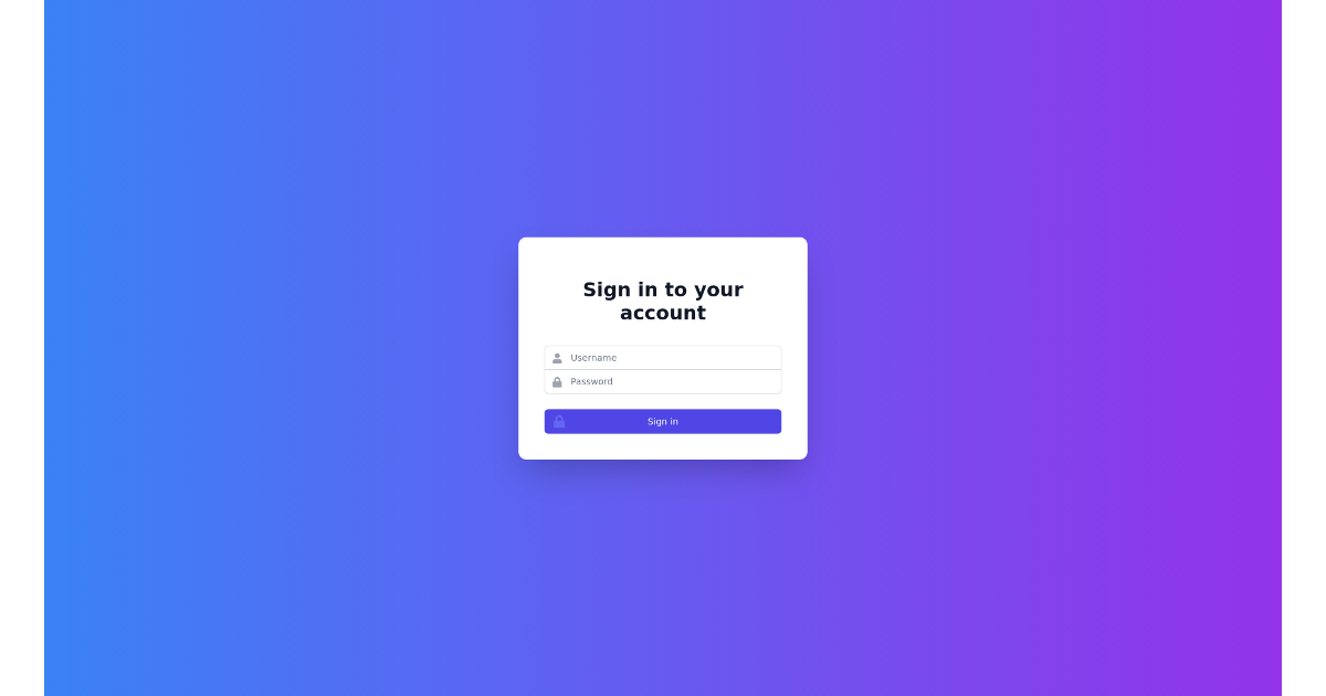 Login Page - Free React, Tailwind Component