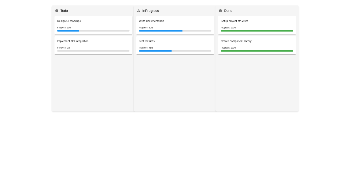 Kanban Column - Free React, Mui Component
