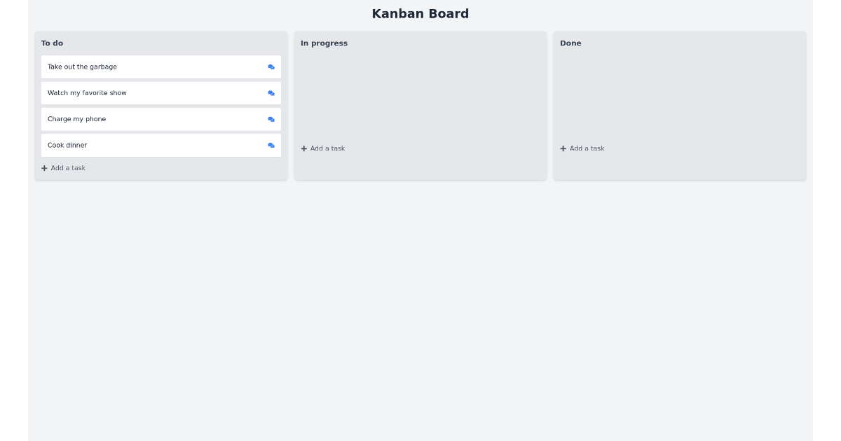 Dummy Tasks - Free React, Tailwind Component