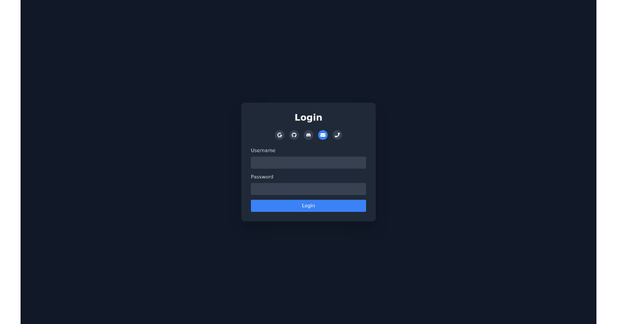 Login Box - Free React, Tailwind Component