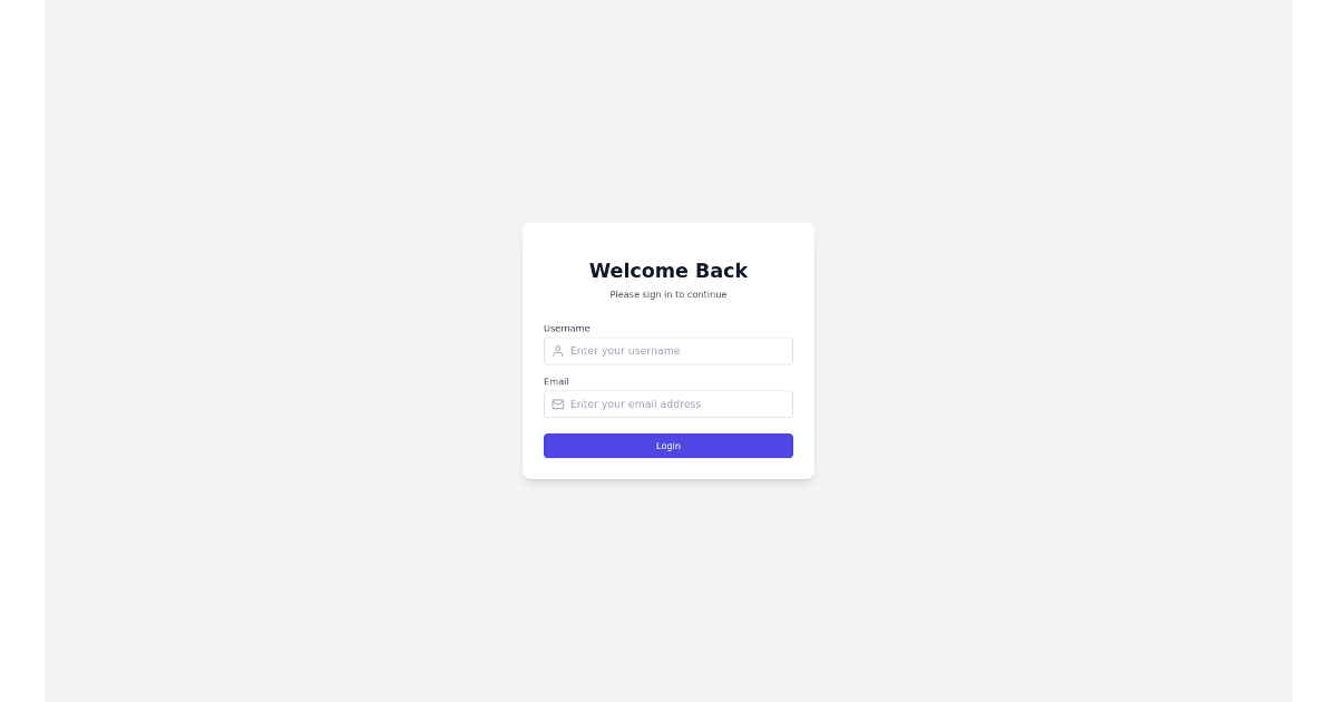 Login Form - Free React, Tailwind Component