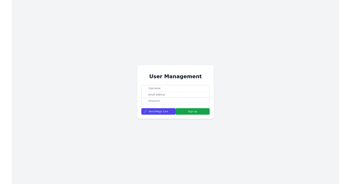 User Management Form - Free React, Tailwind Component