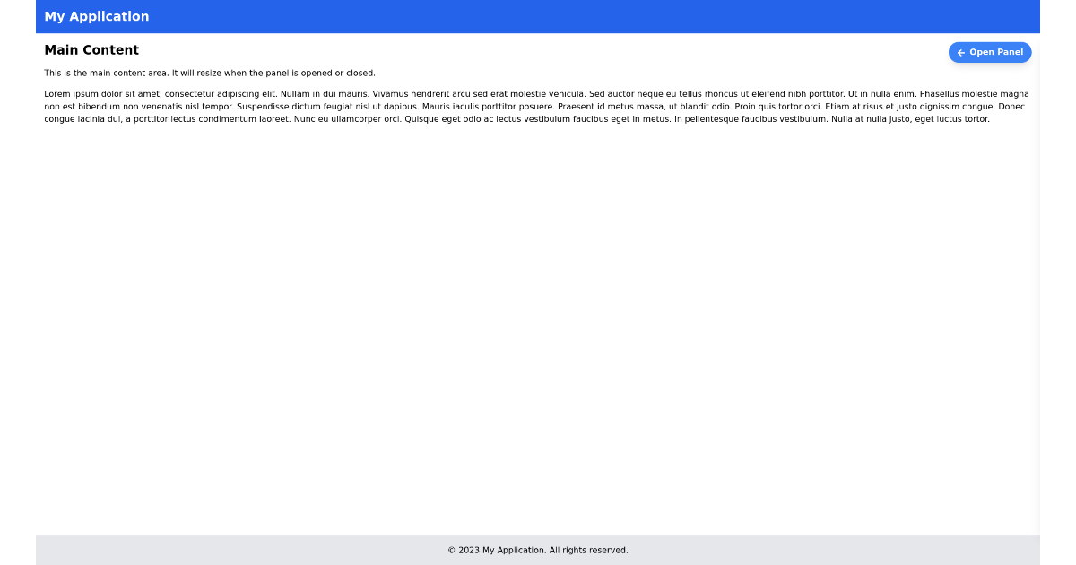 Draggable Panel - Free React, Tailwind Component