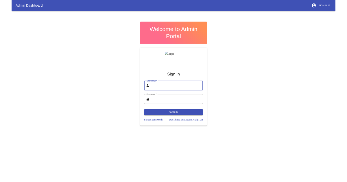 React MUI Admin Panel - Sign In, Sign Out, Password Reset & Profile