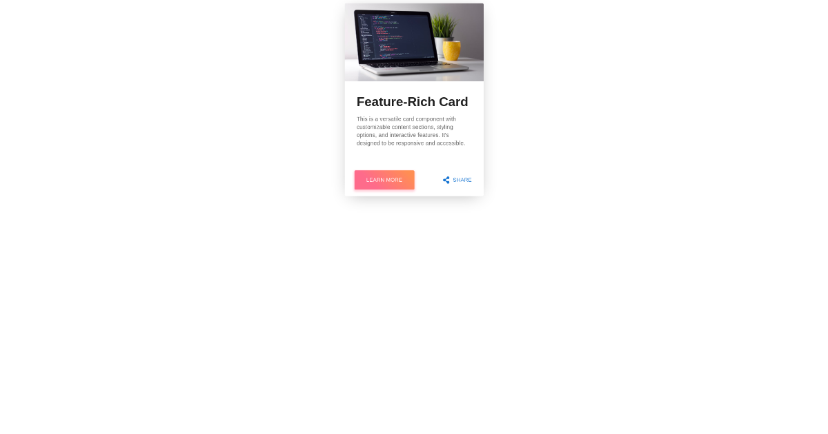 Styled Card - Free React, Mui Component