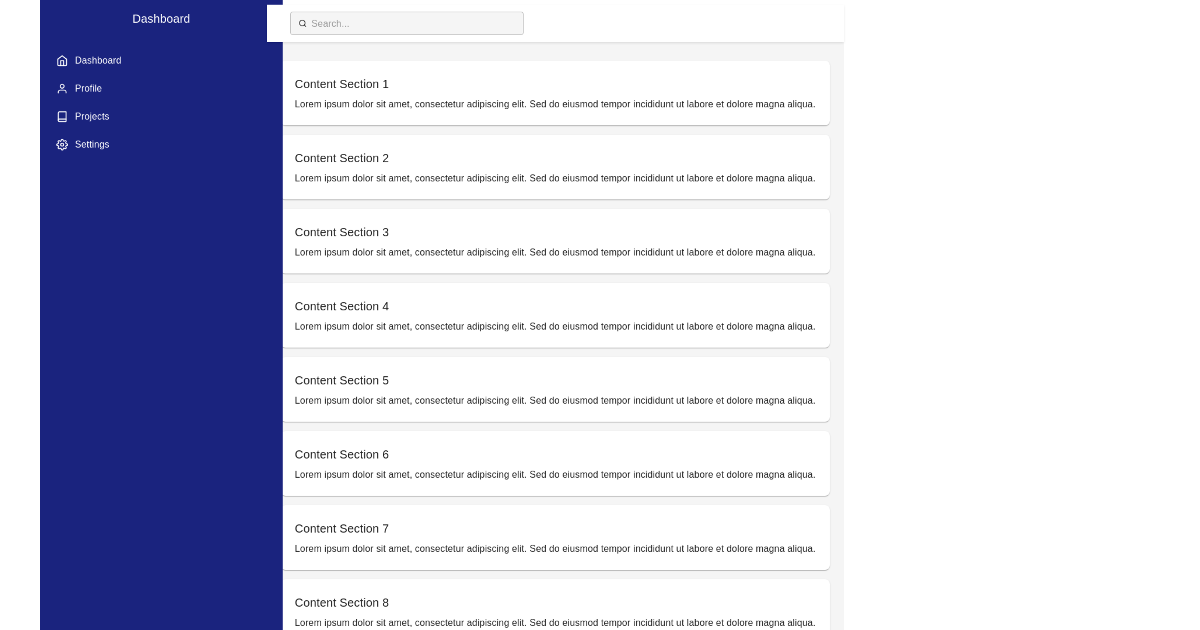 Styled Sidebar - Free React, Mui Component