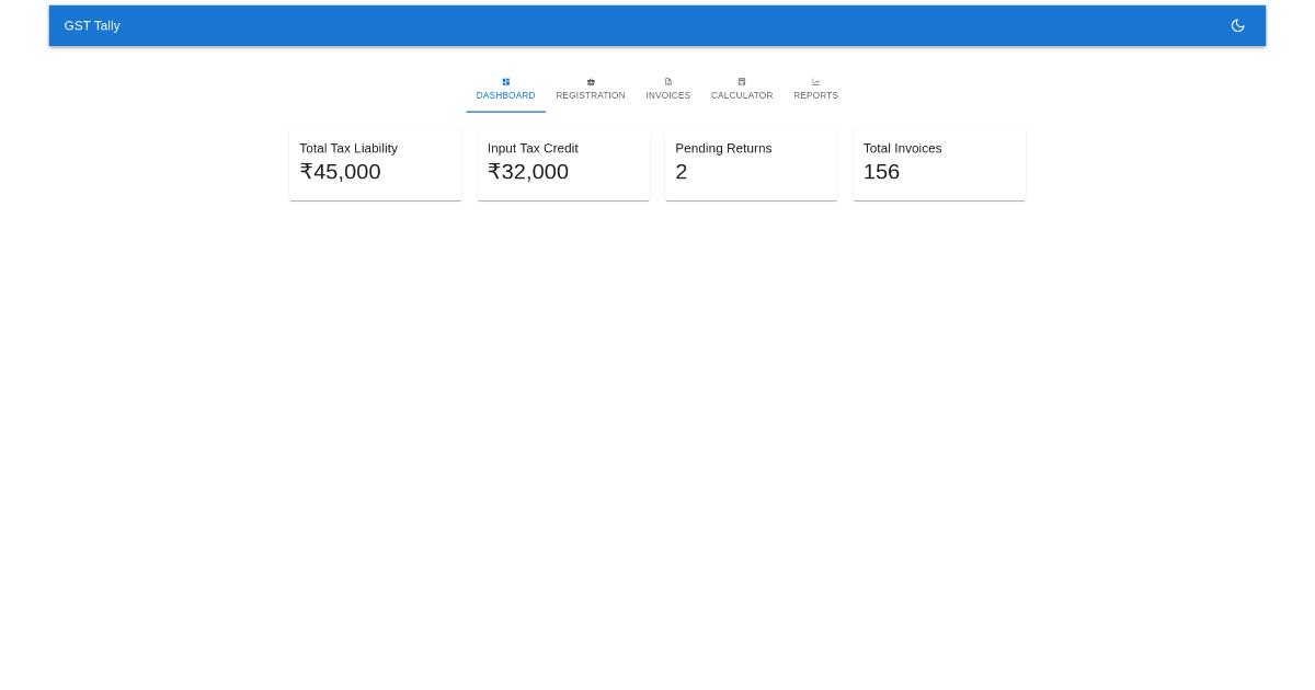 React MUI Invoice Creation for Tally GST | Seamless Billing Solution