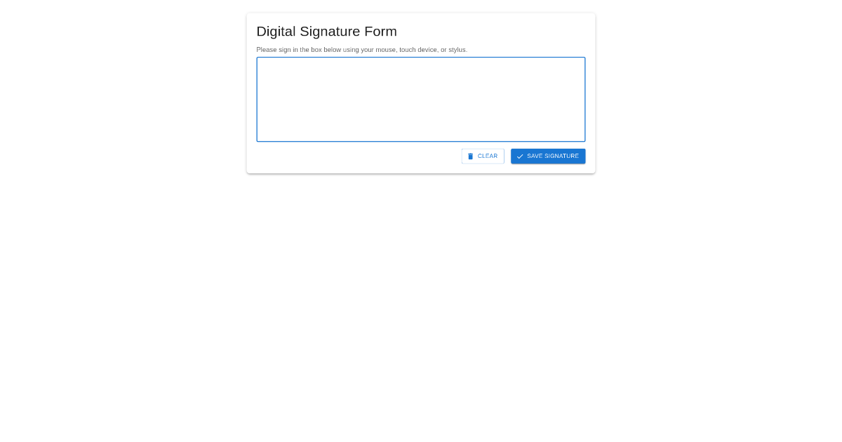 React MySQL Signature Component - Seamless Database Integration