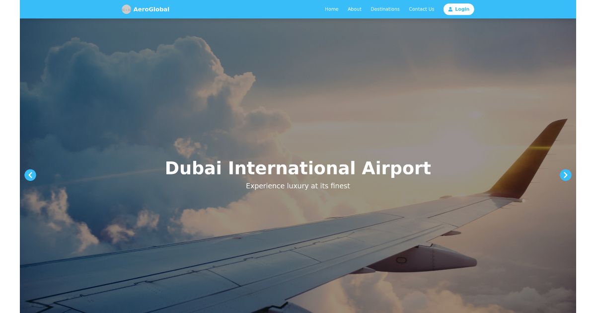 Airport Data - Free React, Tailwind Component