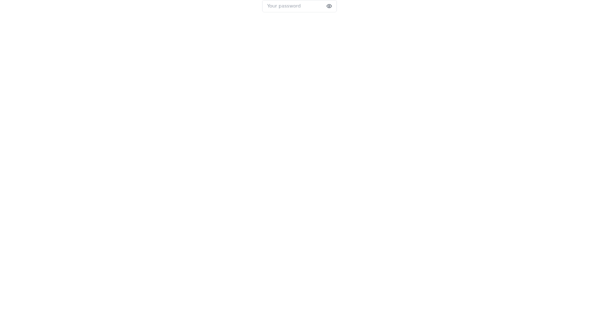 Password Input Free React Tailwind Component