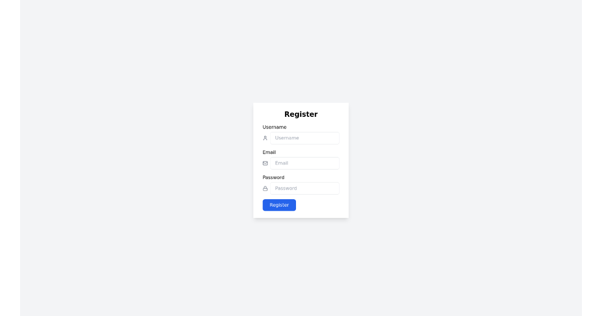 Registration Form Free React Tailwind Component