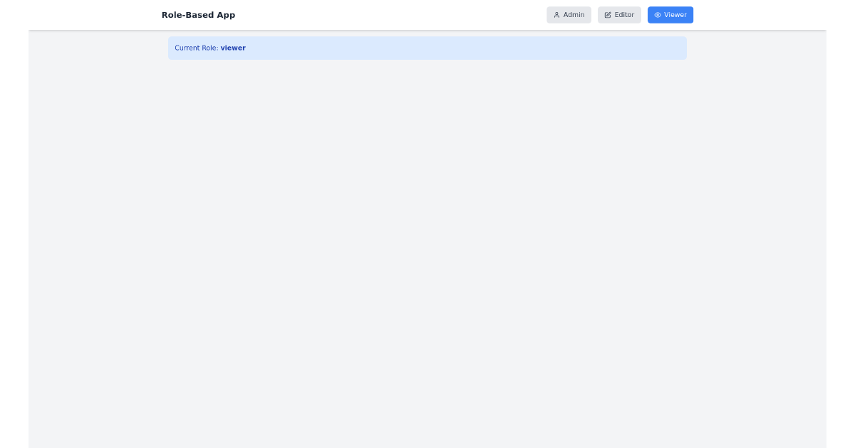 User Role Context - Free React, Tailwind Component