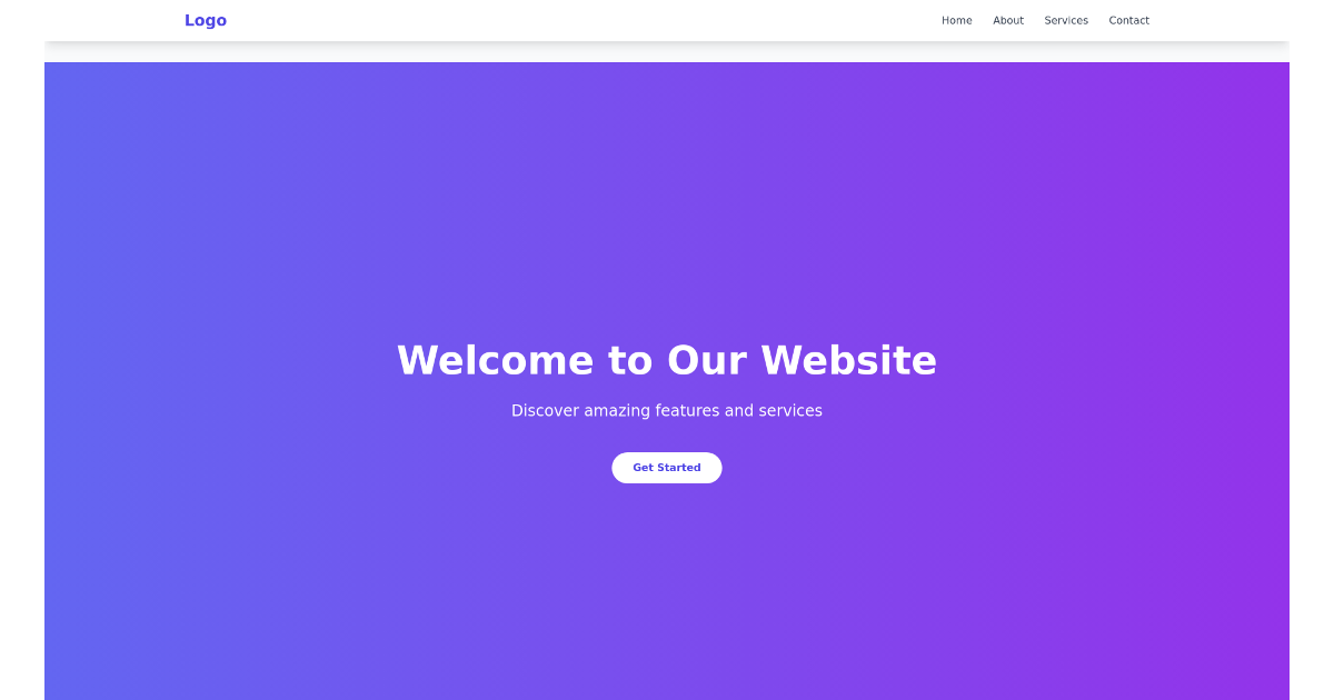 Website With Scroll Header Free React Tailwind Component