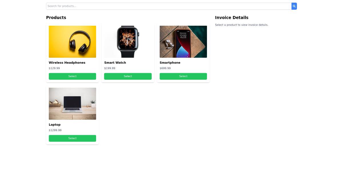Products - Free React, Tailwind Component