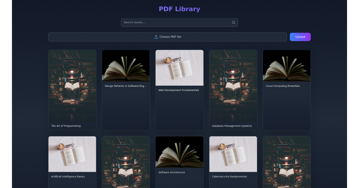 P D F Reader - Free React, Tailwind Component