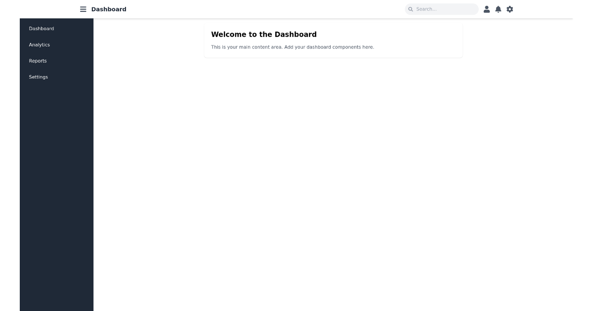 Header - Free React, Tailwind Component