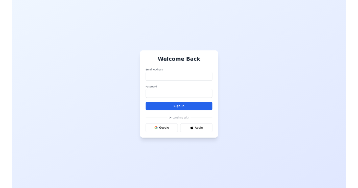 Auth Pages - Free React, Tailwind Component