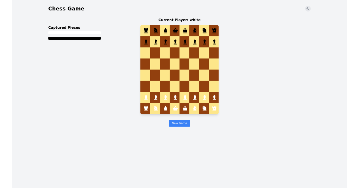 Chess Game - Free React, Tailwind Component