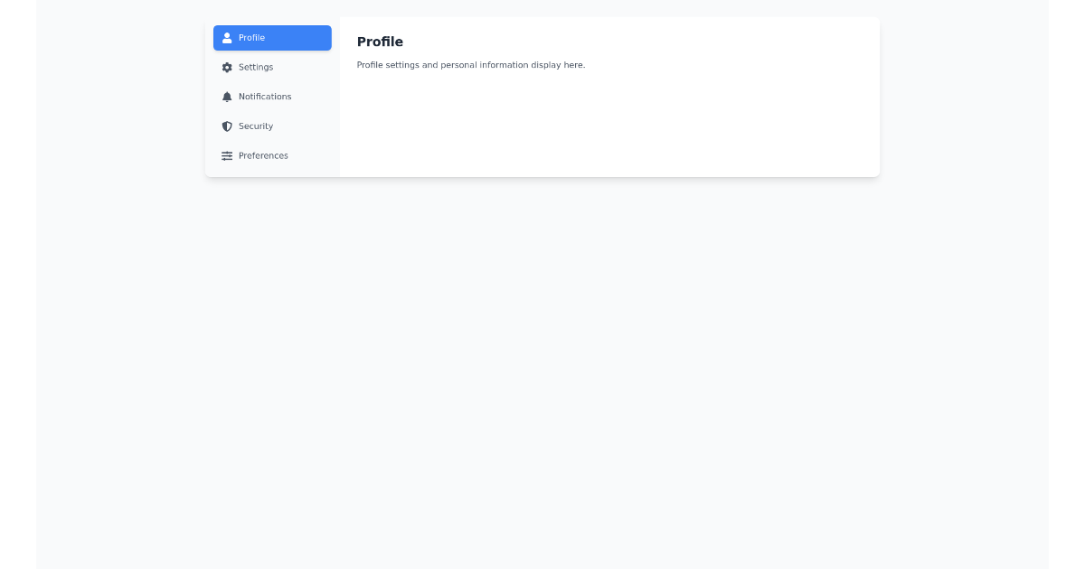 Create Dynamic Tab Navigation in React with Tailwind CSS