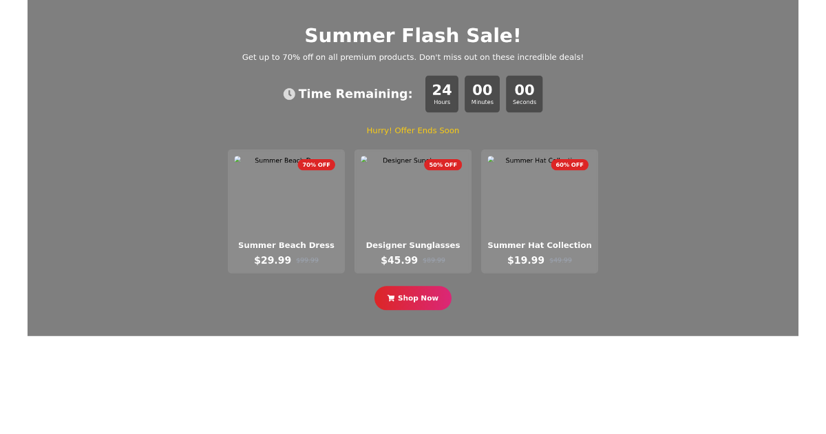 Promo Section - Free React, Tailwind Component
