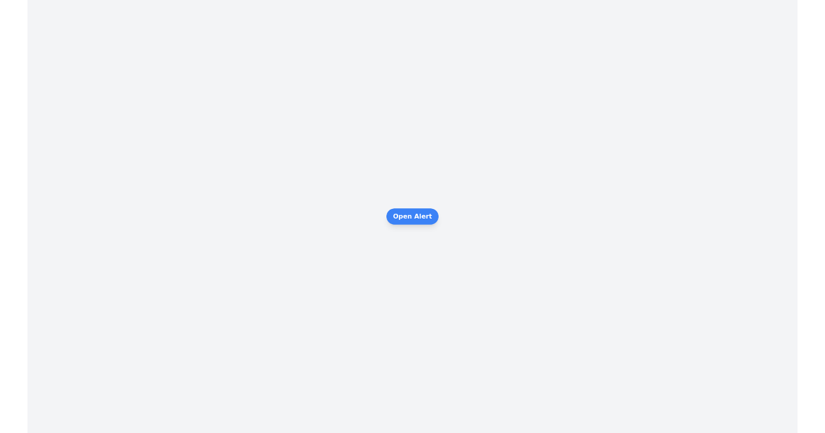 Alert Layout - Free React, Tailwind Component
