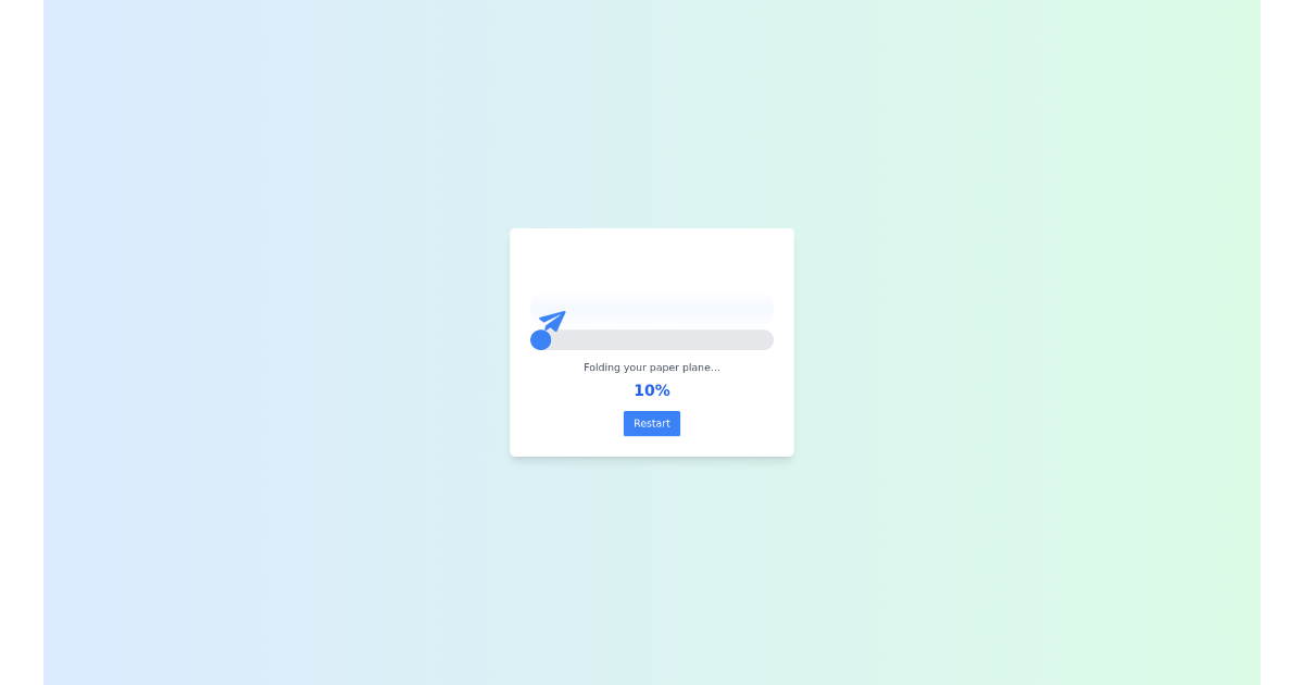 Travel Preloader - Free React, Tailwind Component