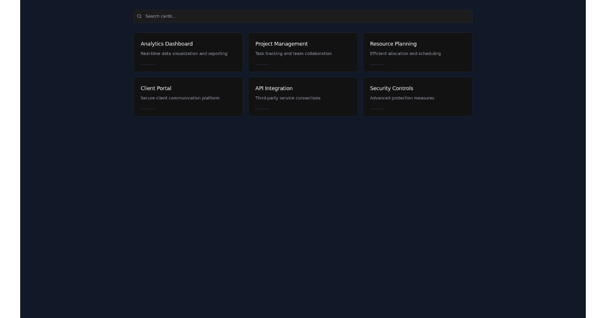 Stylish React Cards Using Tailwind CSS | Supabase Inspired