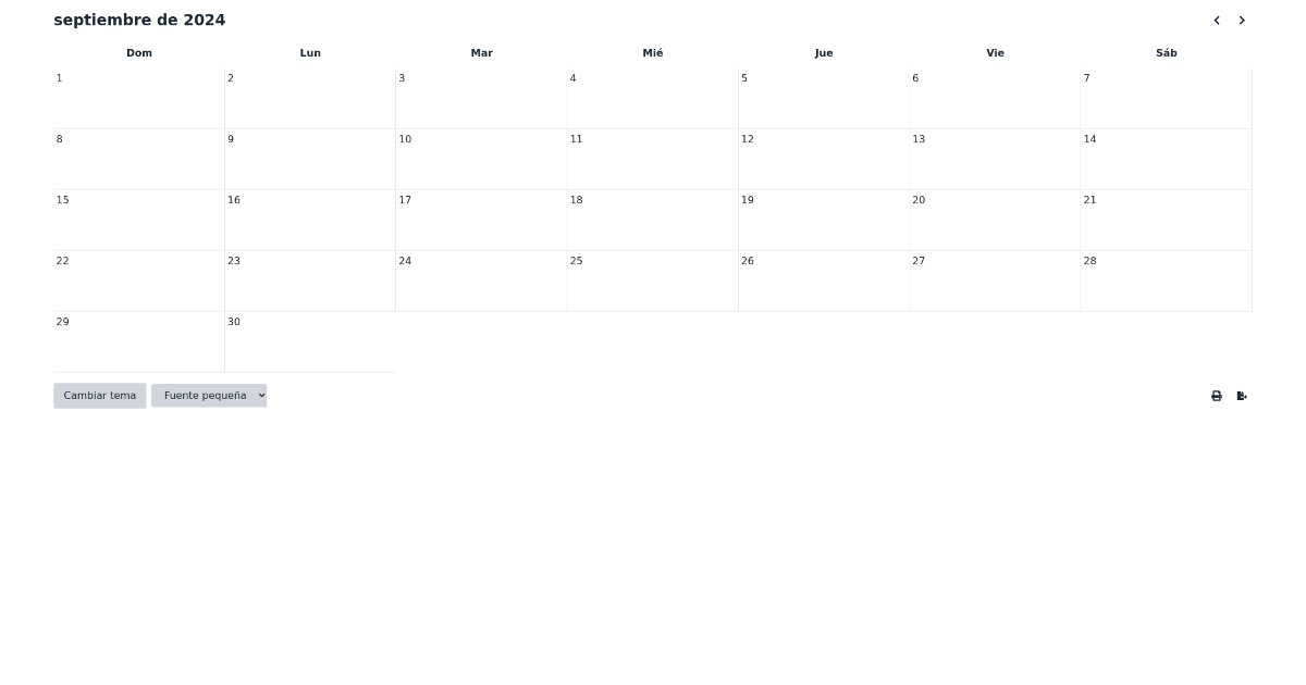 Calendar - Free React, Tailwind Component