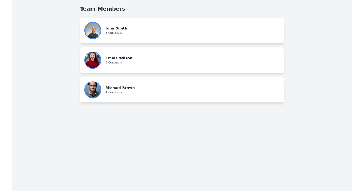 Avatar List - Free React, Tailwind Component