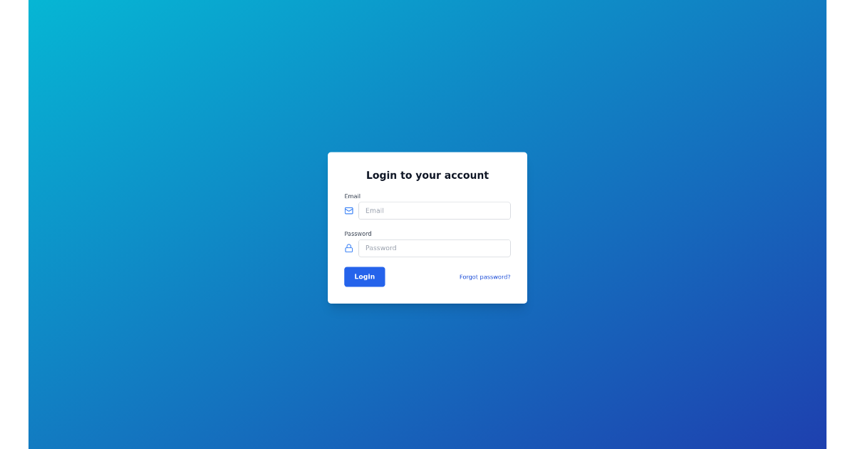 Login U I - Free React, Tailwind Component