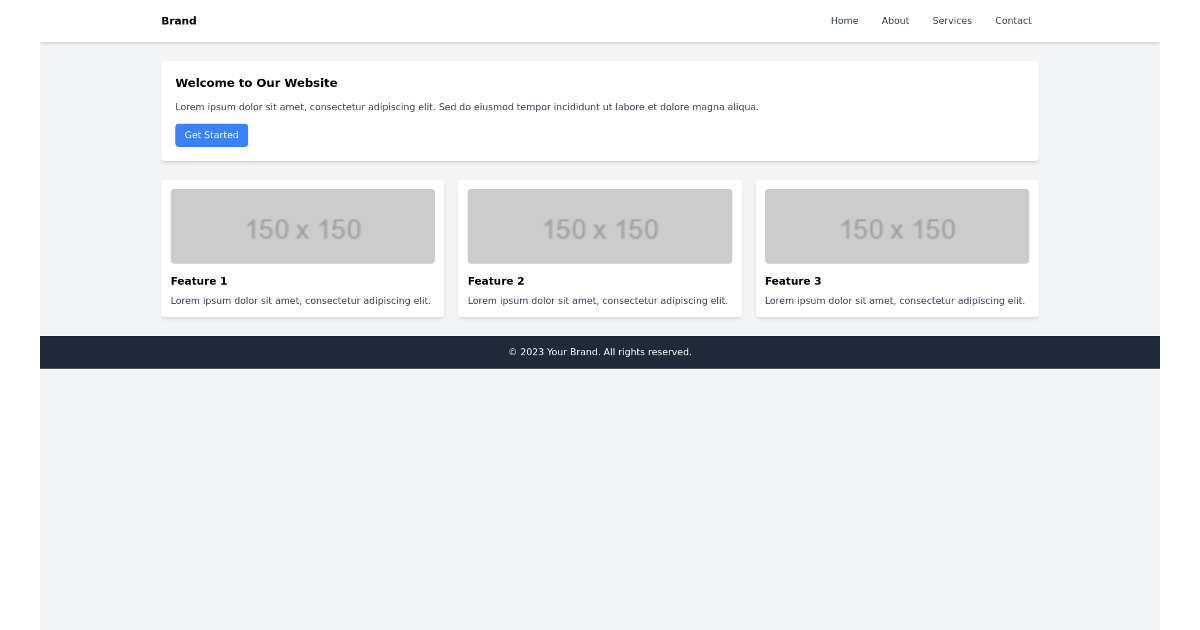 Web Component Free React Tailwind Component