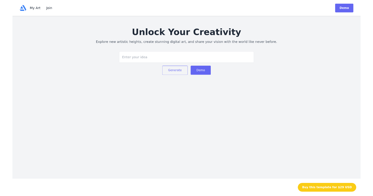 Landing Page Header - Free React, Tailwind Component