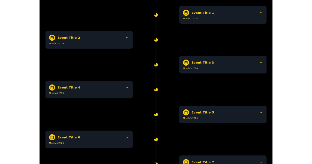 Timeline - Free React, Tailwind Component