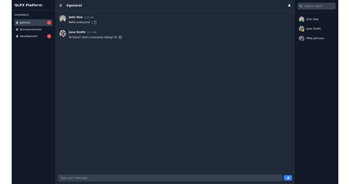 Discord U I - Free React, Tailwind Component