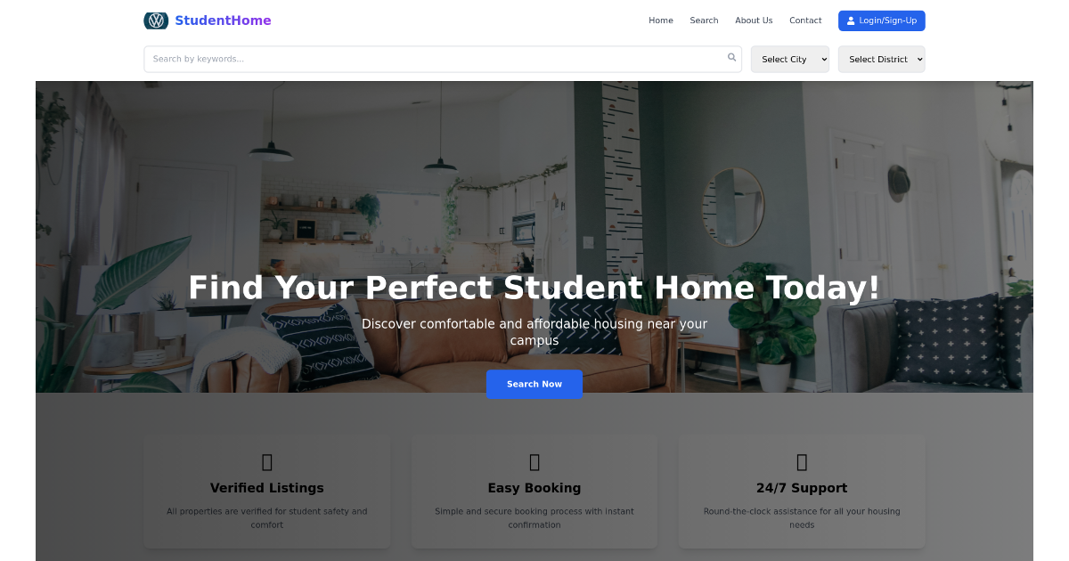 Home Page - Free React, Tailwind Component