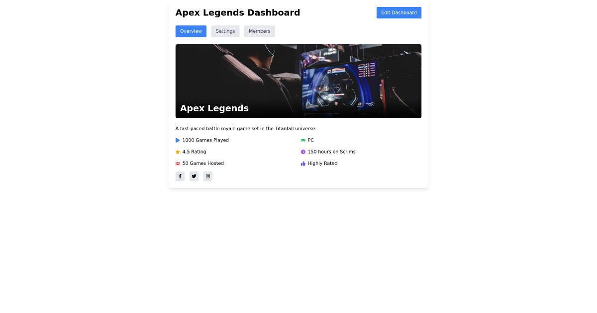 Profile Tabs - Free React, Tailwind Component