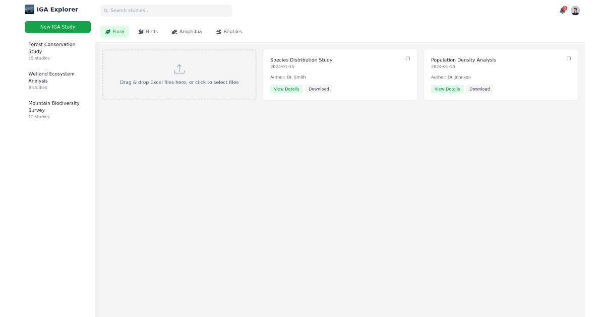 I G a Explorer - Free React, Tailwind Component