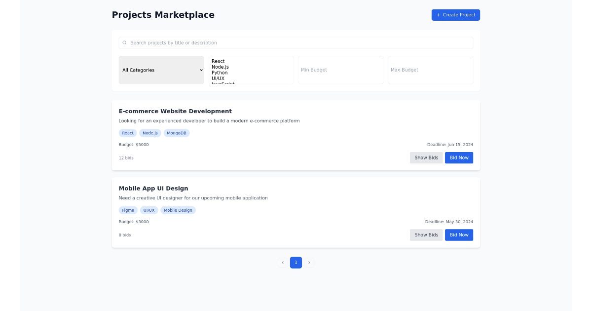Professional React Component Redesign with Tailwind CSS