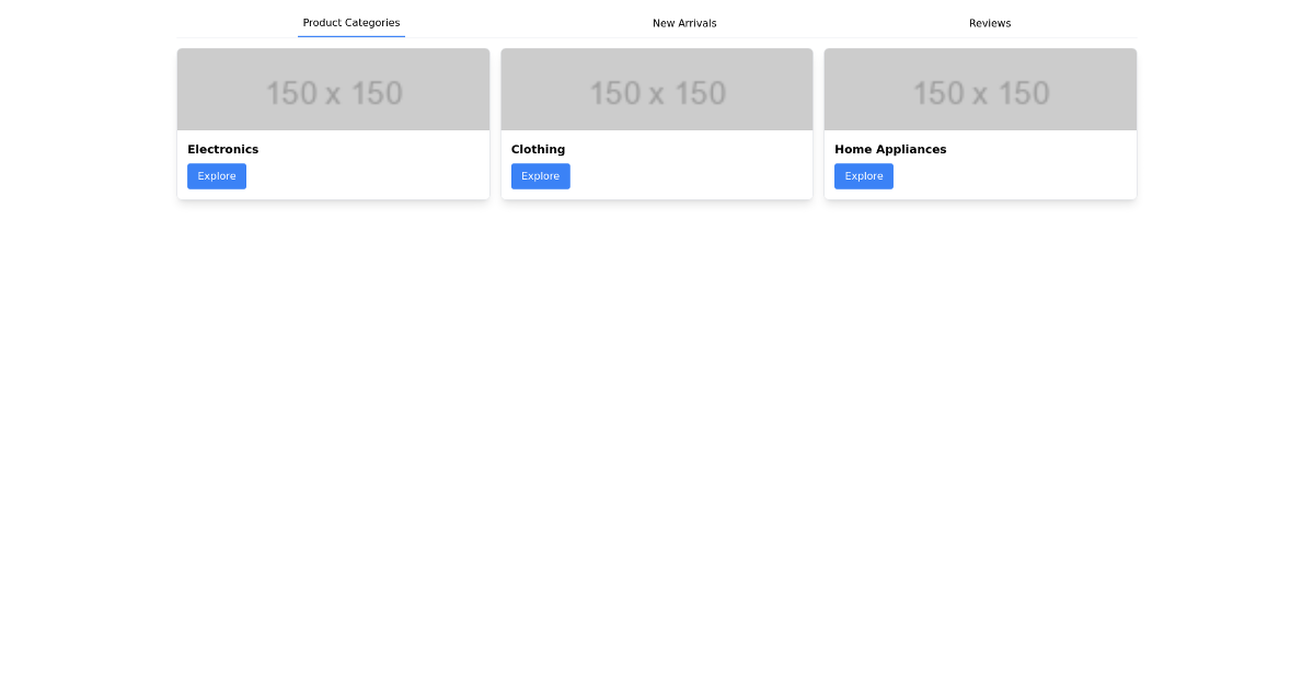 Categories - Free React, Tailwind Component