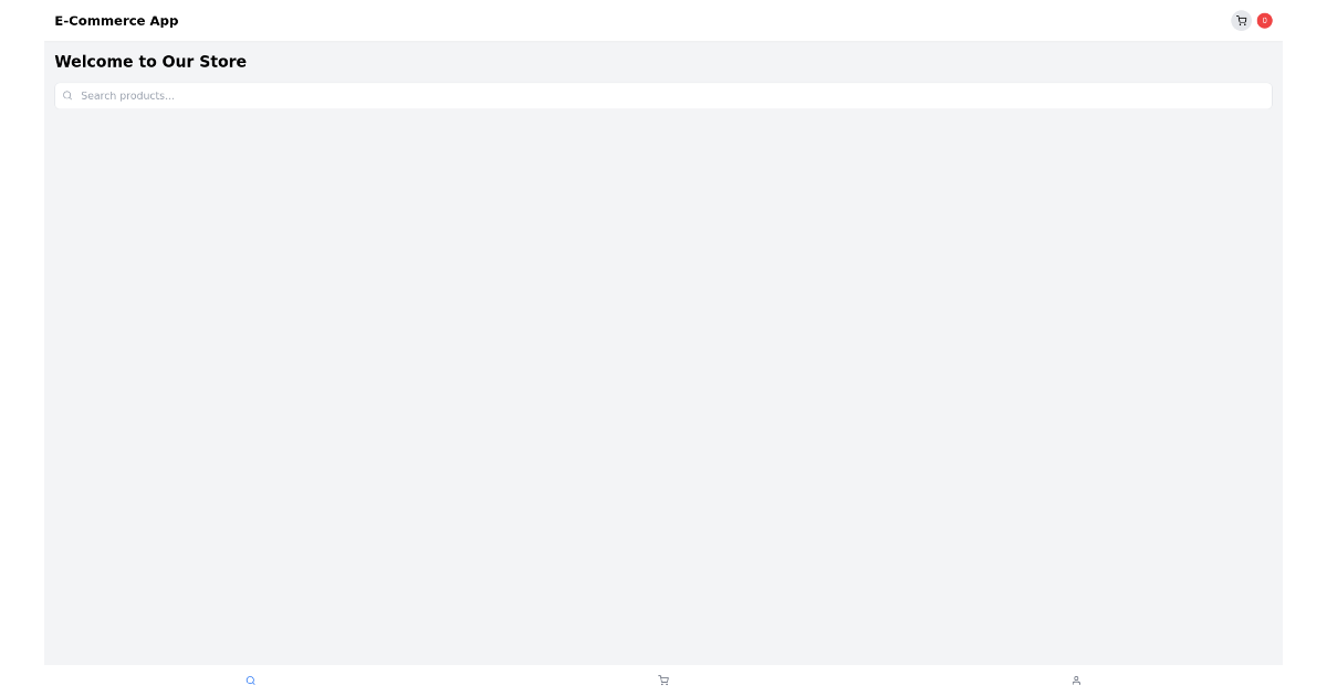 E Commerce App - Free React, Tailwind Component