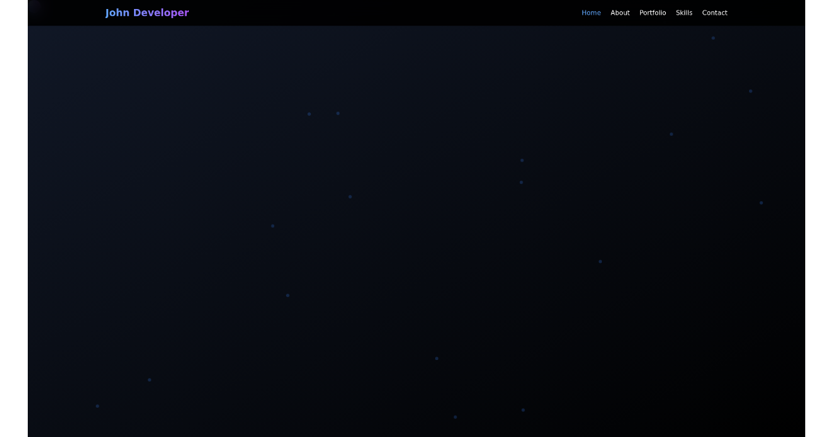 Personal Website - Free React, Tailwind Component