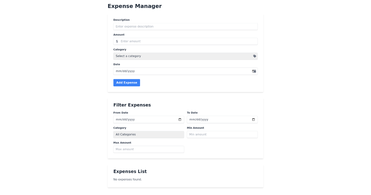React & Tailwind Expenses Tracker - Manage Your Spending Easily