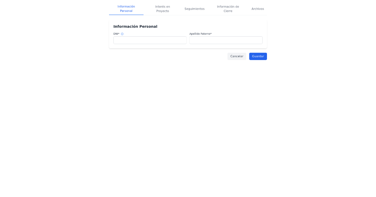 Client Data Form Free React Tailwind Component