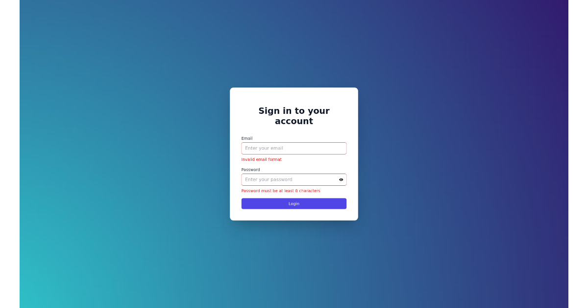 Login Page - Free React, Tailwind Component
