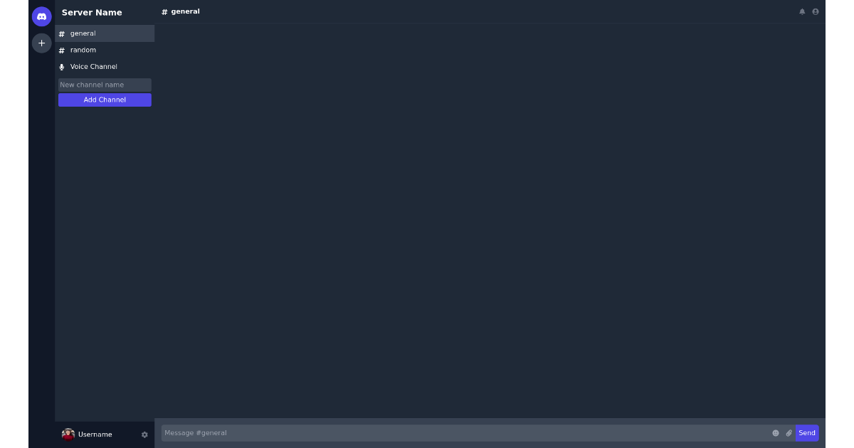 Discord Clone - Free React, Tailwind Component