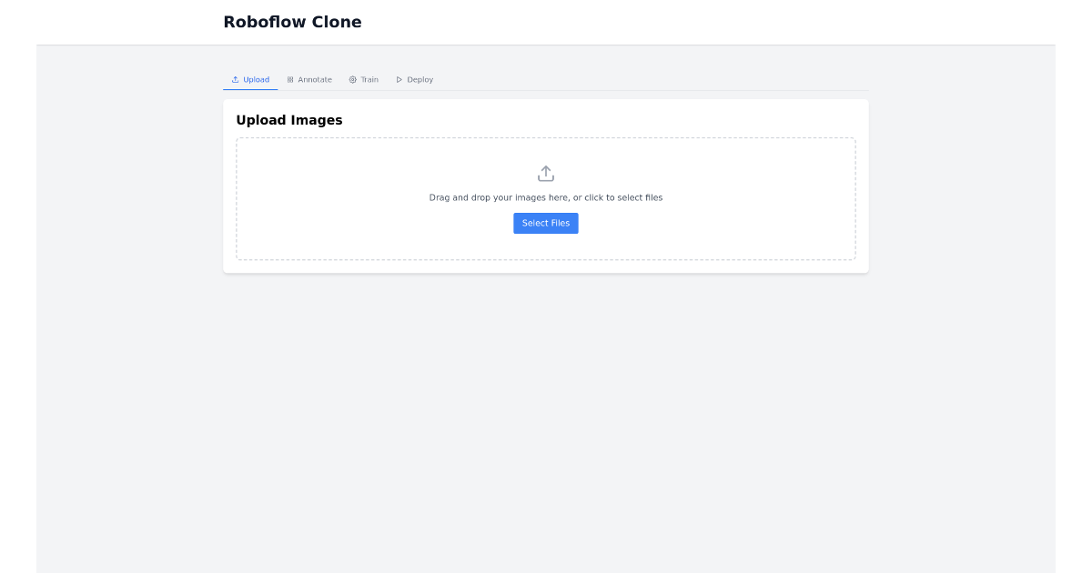 Roboflow Clone - Free React, Tailwind Component