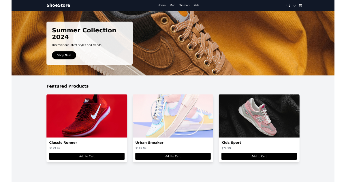 Header - Free React, Tailwind Component